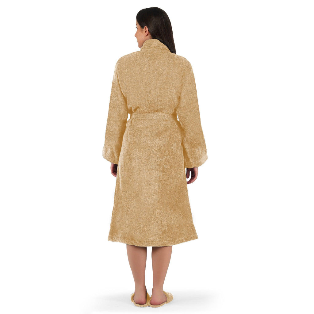 Canningvale Women 550 GSM Cotton Bathrobe - Navy Blue – Rangoli