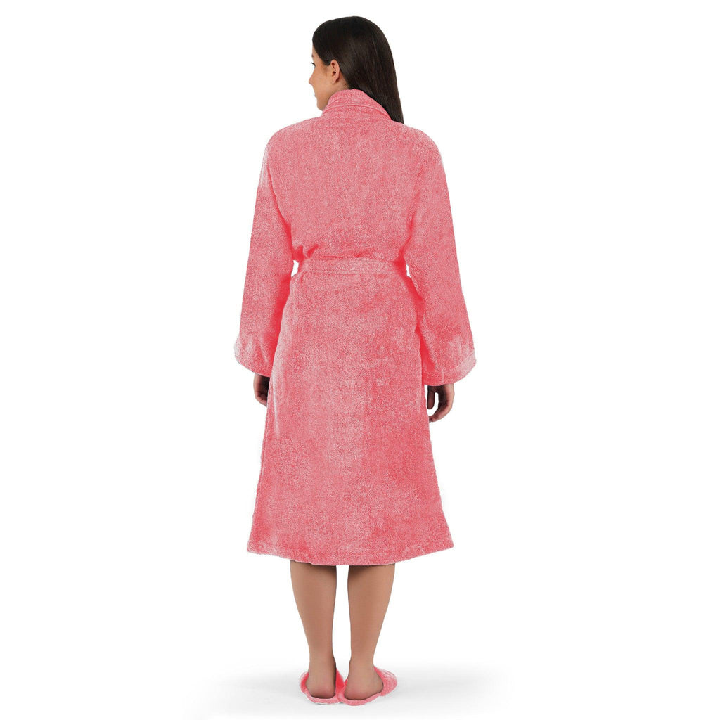 Canningvale Women 550 GSM Cotton Bathrobe - Navy Blue – Rangoli