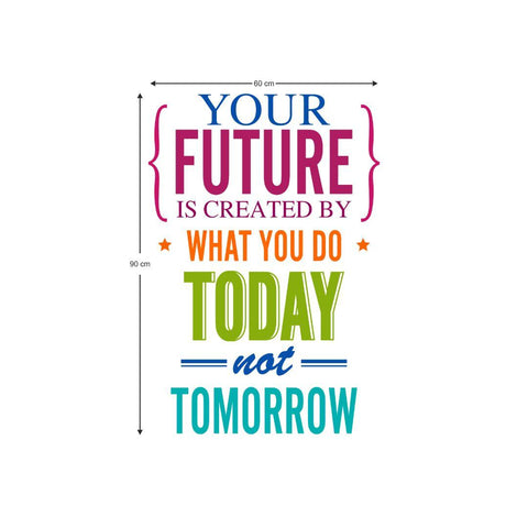 Inspirational Quotes Wall Sticker (PVC Vinyl, Self-adhesive) – Rangoli